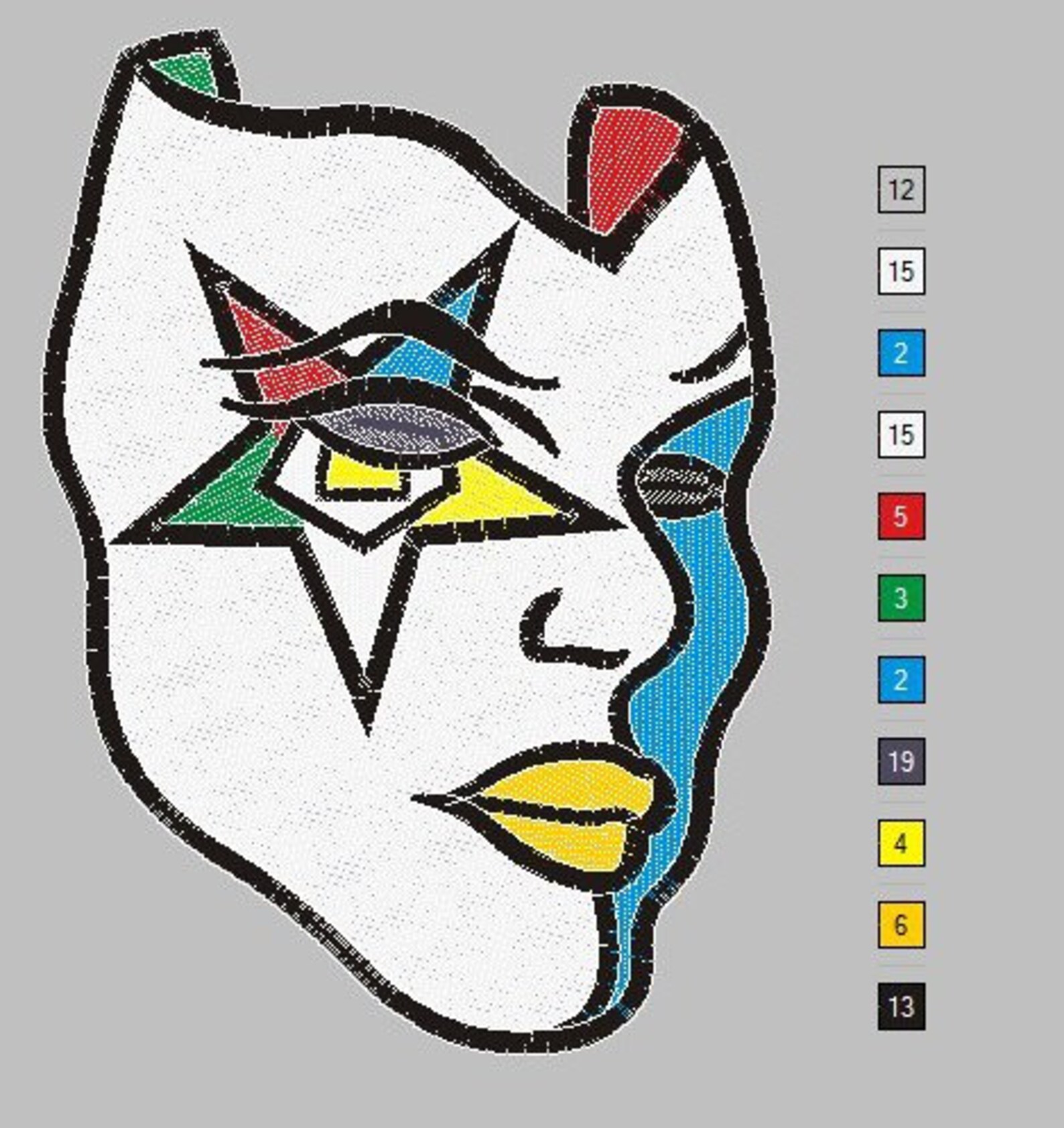 OES Order of the Eastern Star Mask Machine Embroidery Design Files - Etsy