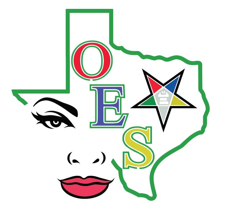 OES Order of the Eastern Star Texas Lady Cut File, Silhouette Cricut ...