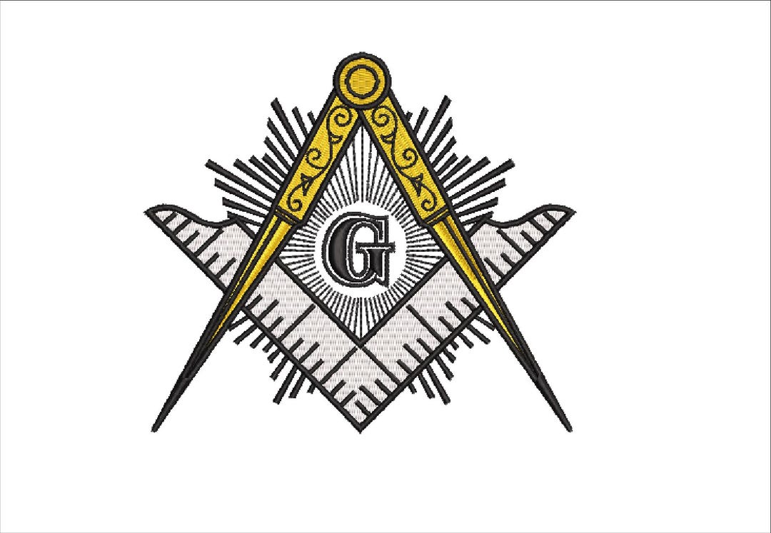 Freemasonry Square and Compass Design Machine Embroidery Files - Etsy