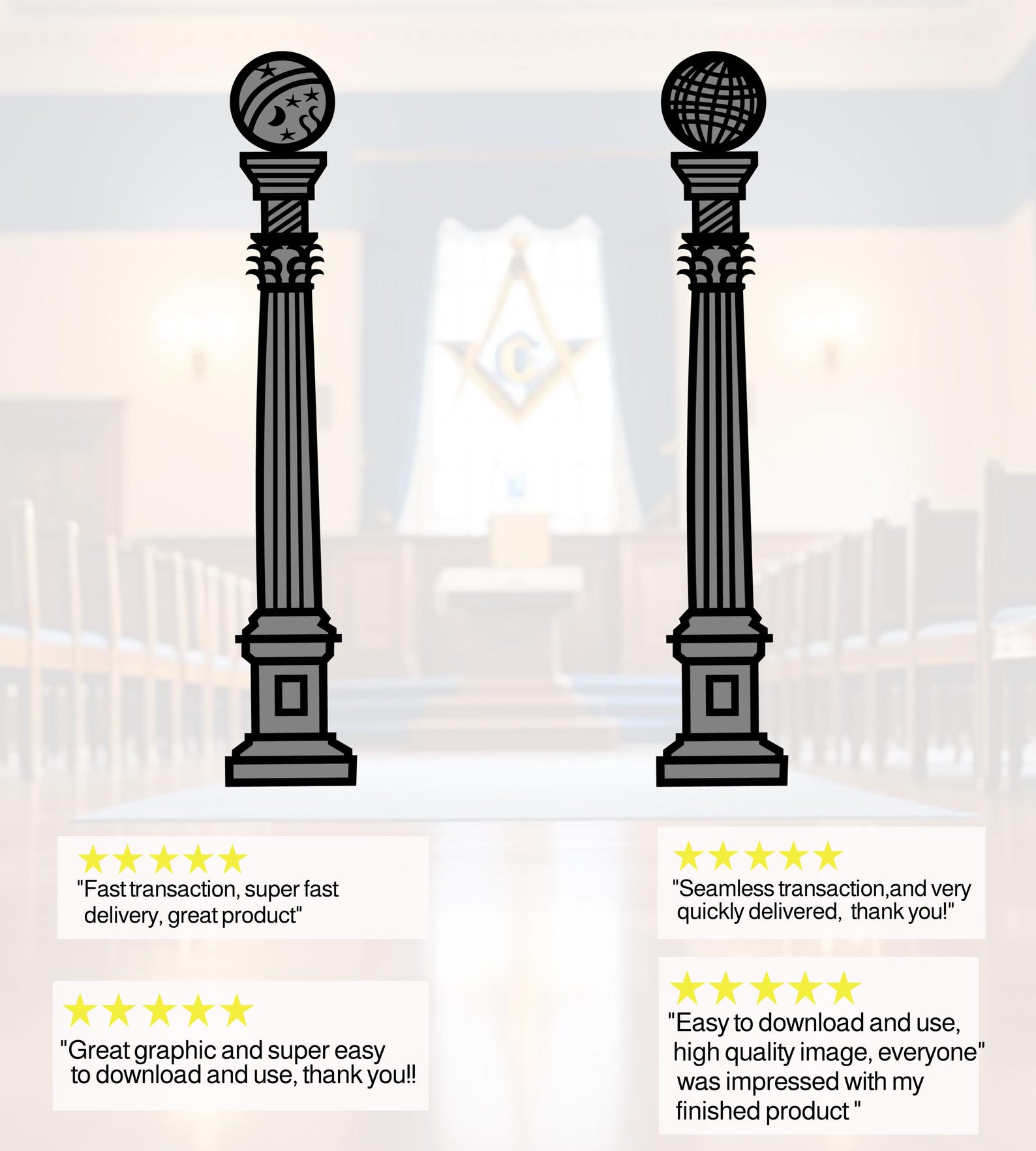 Pillars Cut File, Silhouette Cricut, Jpeg,svg, EPS, PNG, Clip Art - Etsy