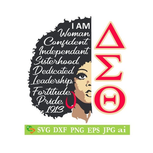 Delta Sigma Theta SVG - Etsy
