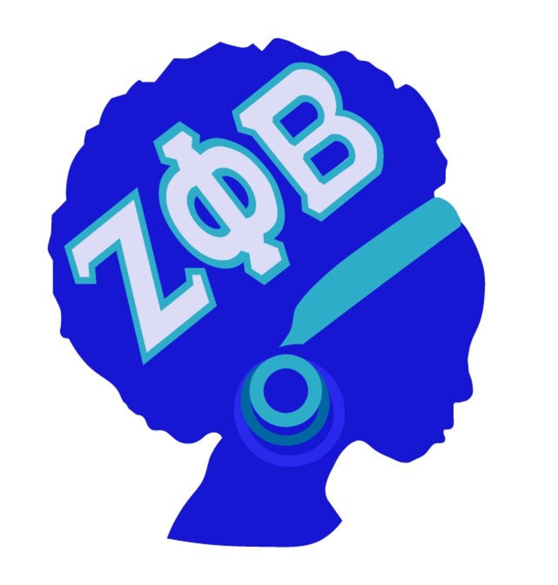 Zeta Phi Beta Cut File, Silhouette,cricut, Jpeg, Svg,dfx, Eps, Png ...