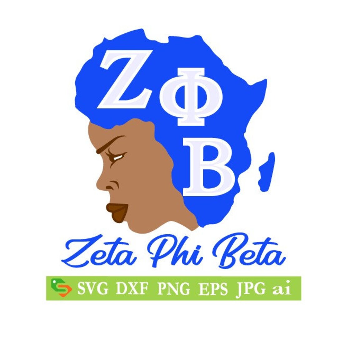 Lady Zeta Phi Beta Cut File Silhouettecricut Jpeg Svgdfx - Etsy