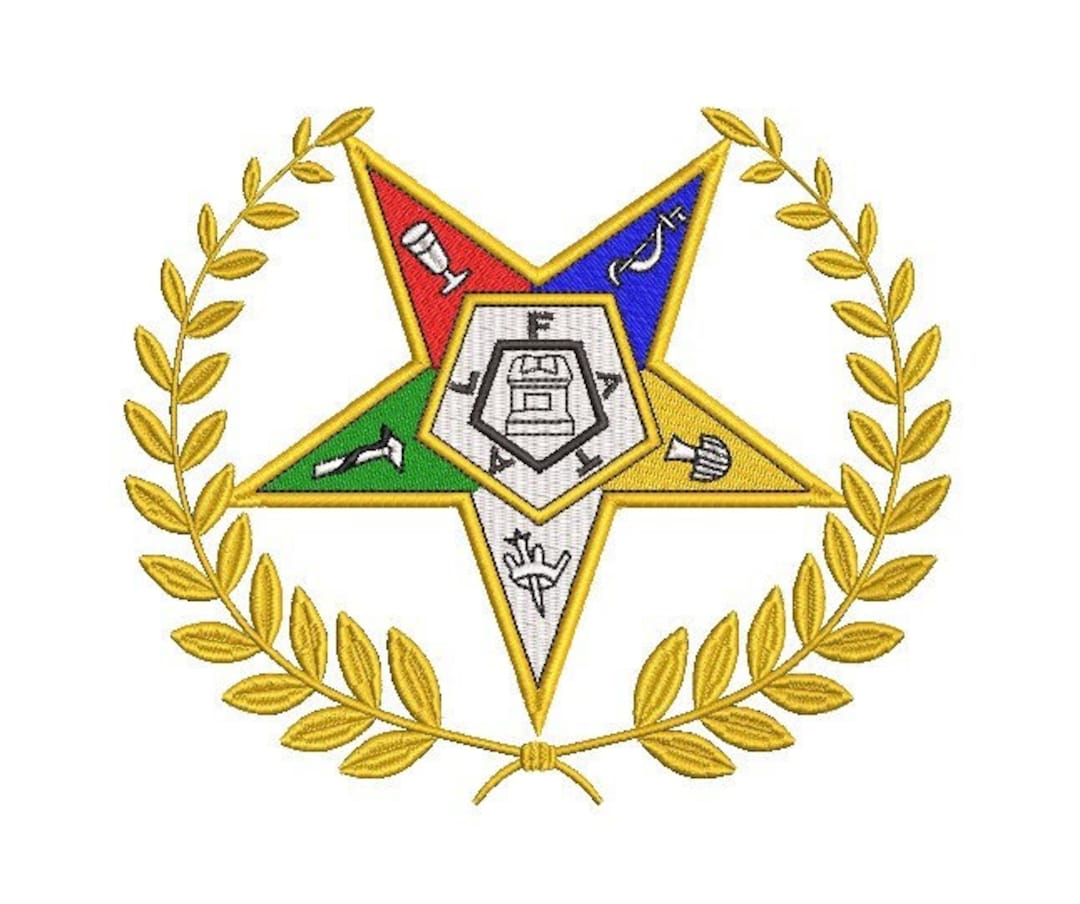 OES Order of the Eastern Star Grand Chapter Machine Embroidery Design ... OES Order of the Eastern Star Grand Chapter Machine Embroidery Design ...