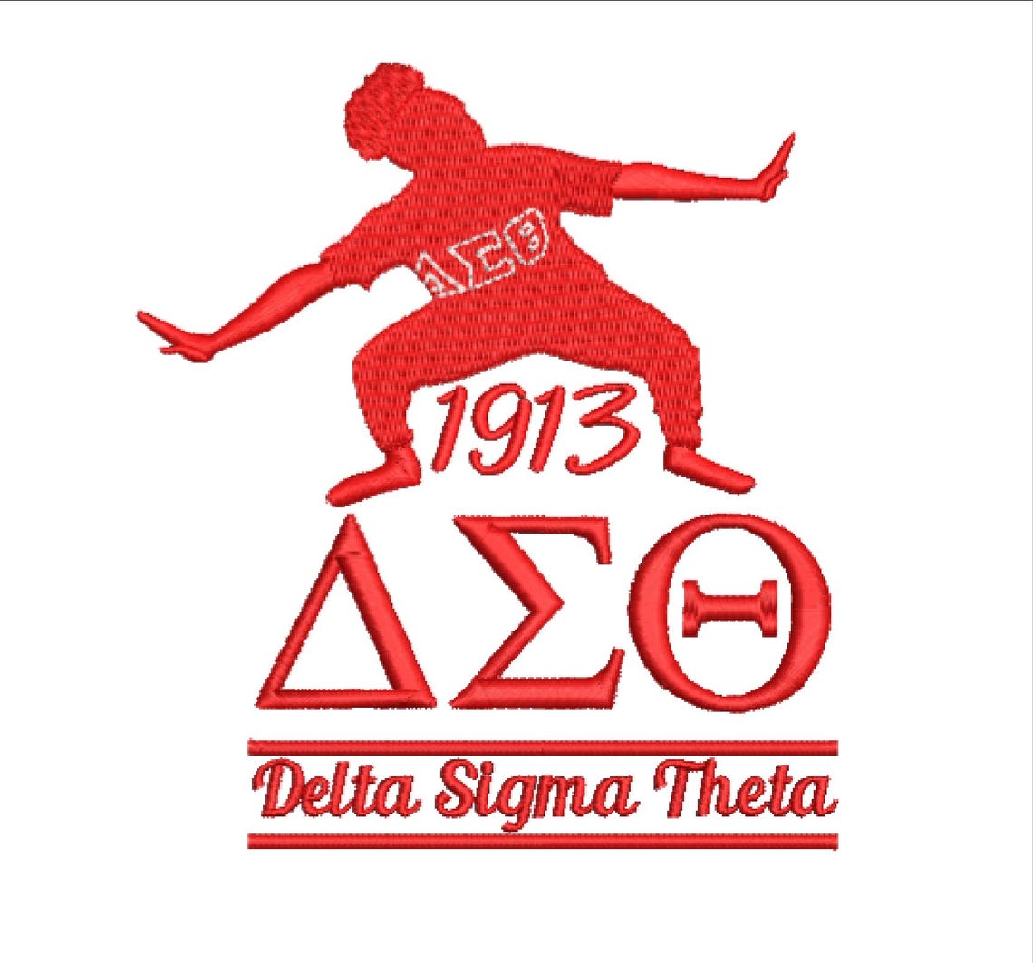 Delta Sigma Theta 1913 Pose Machine Embroidery Design Files - Etsy