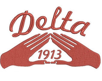 Delta Sigma Theta Hand Sign Cut File Silhouettecricut - Etsy