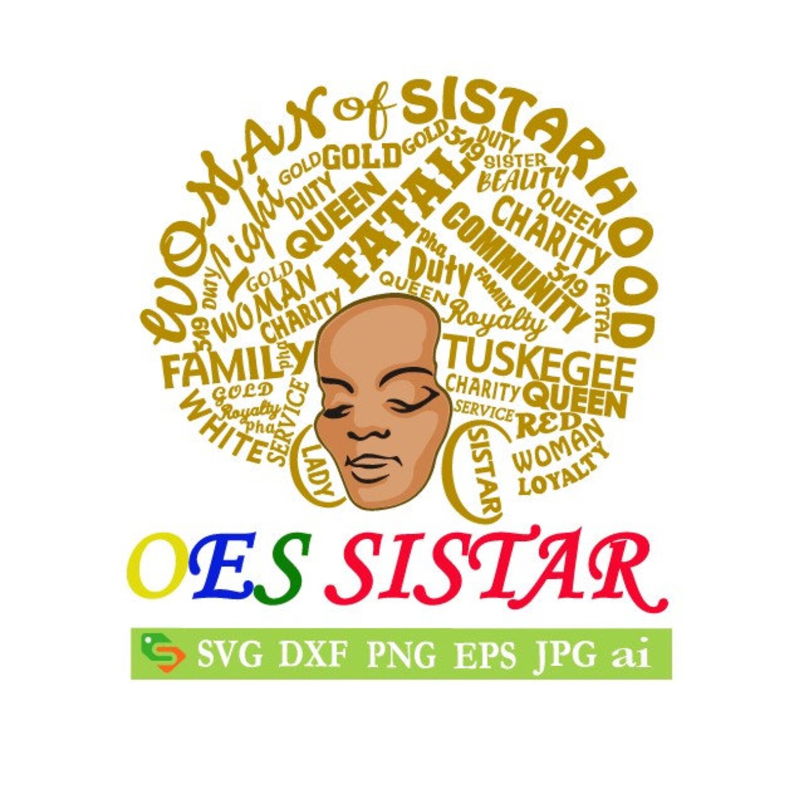 OES Sistar Order of the Eastern Starcut File - Etsy