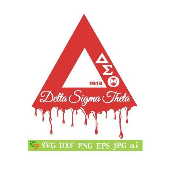 Delta Sigma Theta Cut File Silhouettecricut Jpeg Svgdfx - Etsy