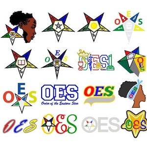 OES Order of the Eastern Star SVG PNG Design Bundle - Etsy