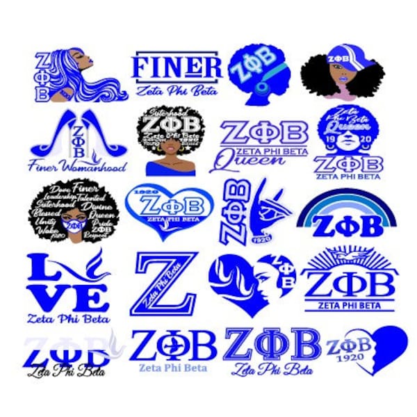 Zeta Phi Beta Printable Art - Etsy