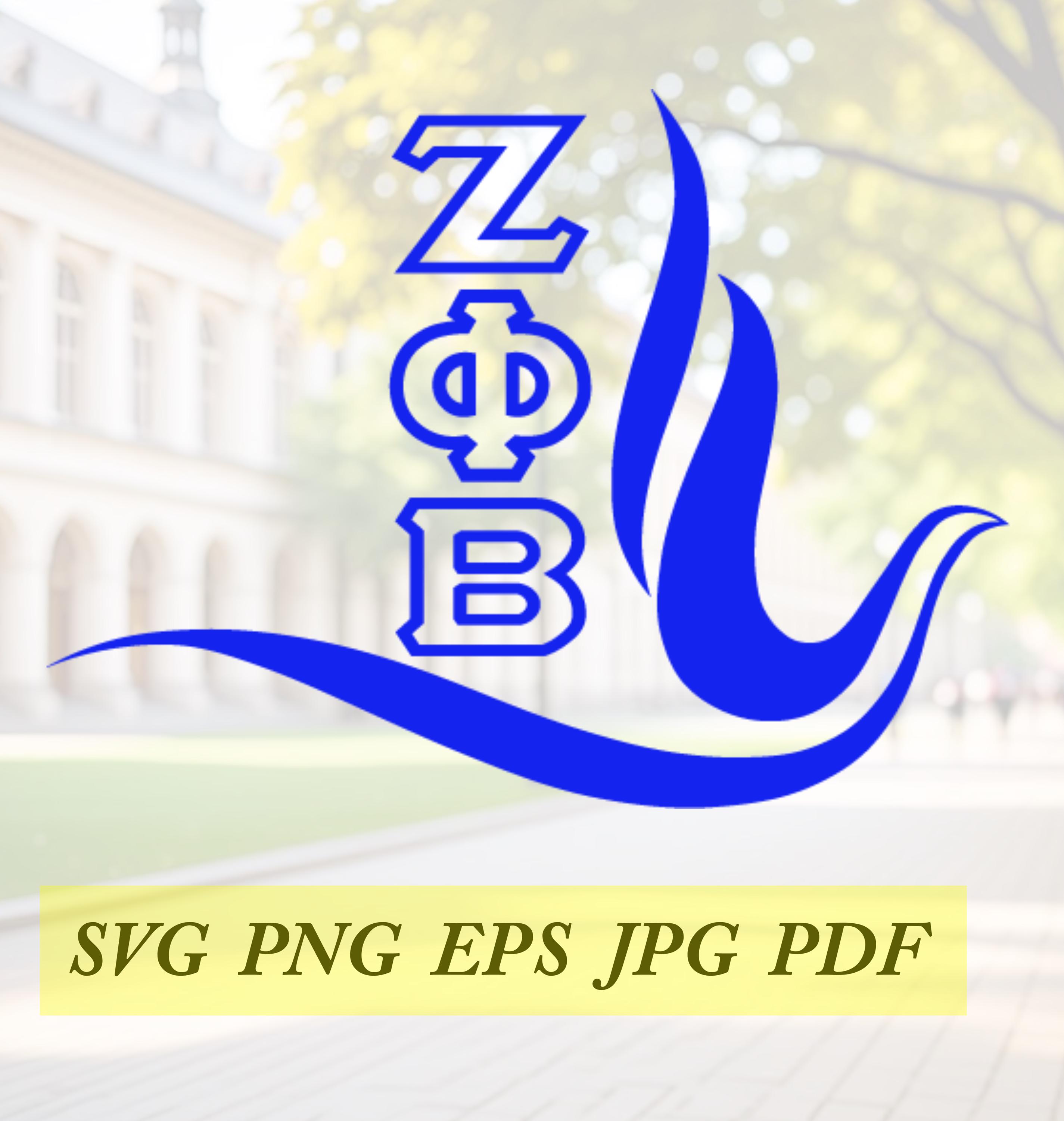 Zeta Phi Beta Dove Cut File, Silhouette,cricut, Jpeg, Svg,dfx, Eps, Png ...