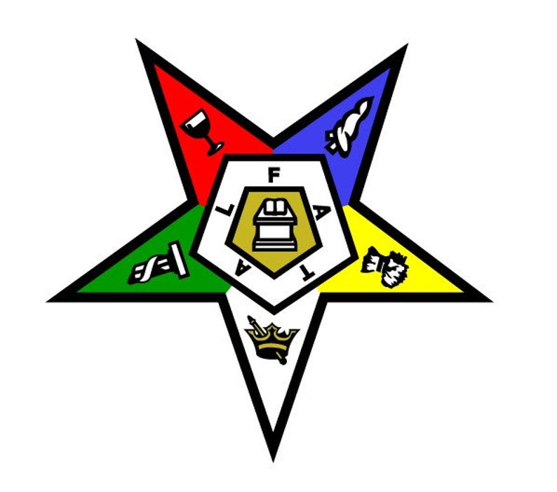 OES, Order of the Eastern Star Cut File, Silhouette, Jpeg,svg, Eps, Png ...