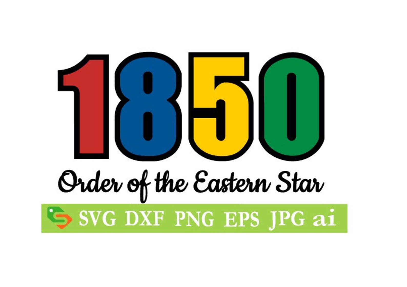 OES 1850 Order of the Eastern Star Cut File - Etsy
