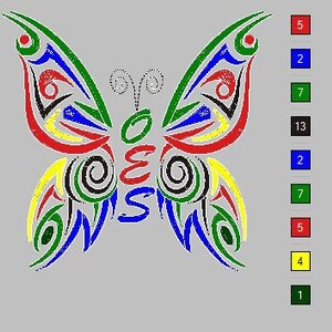 OES Butterfly Embroidery Design - Etsy