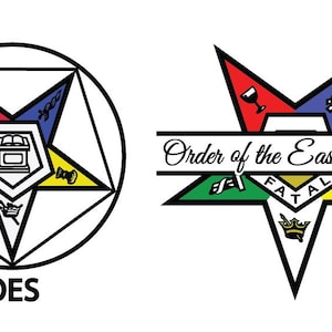 OES Eastern Star SVG Design Bundle: Cut Files, Clipart (digital ...