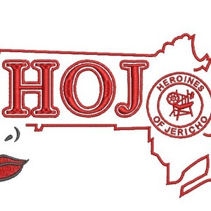 Heroines of Jericho HOJ Lady Massachusetts Machine Embroidery Design Files - Etsy