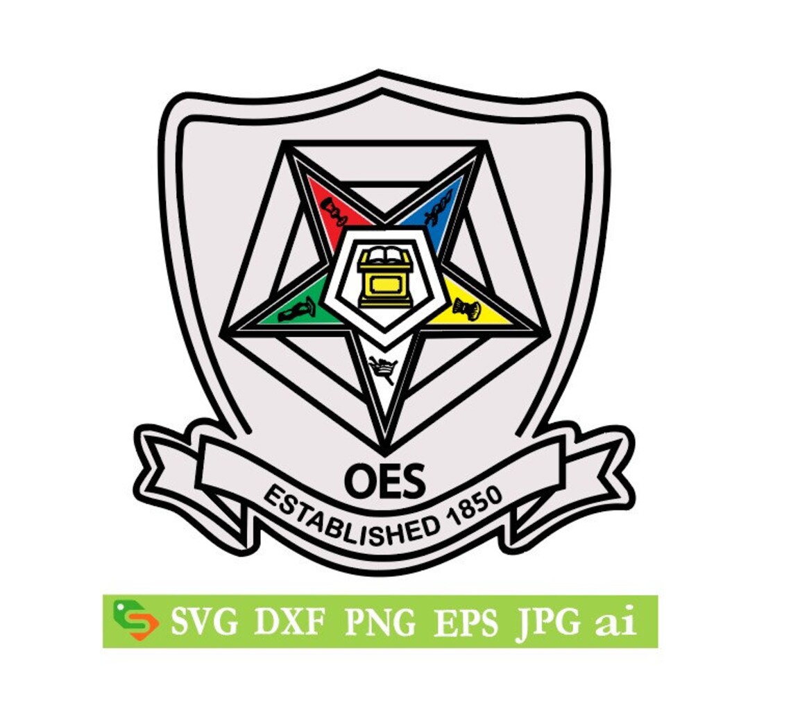 OES Order of the Eastern Star Est 1850 Cut File - Etsy