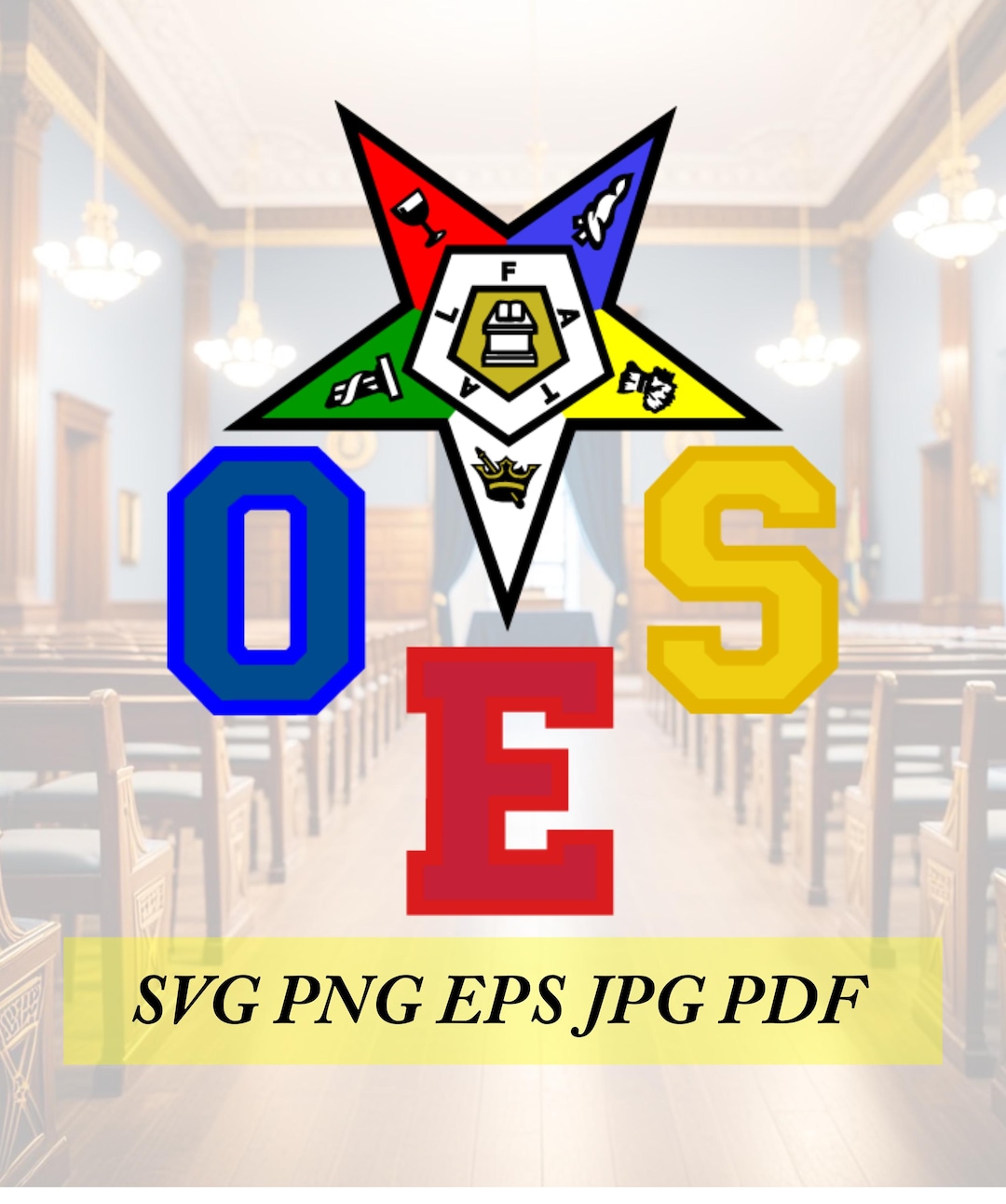 OES, Order of the Eastern Star Cut File, Silhouette Cricut, Jpeg,svg ...