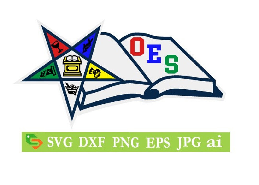 OES Book Order of the Eastern Star Cut File, Silhouette,cricut, Jpeg ...