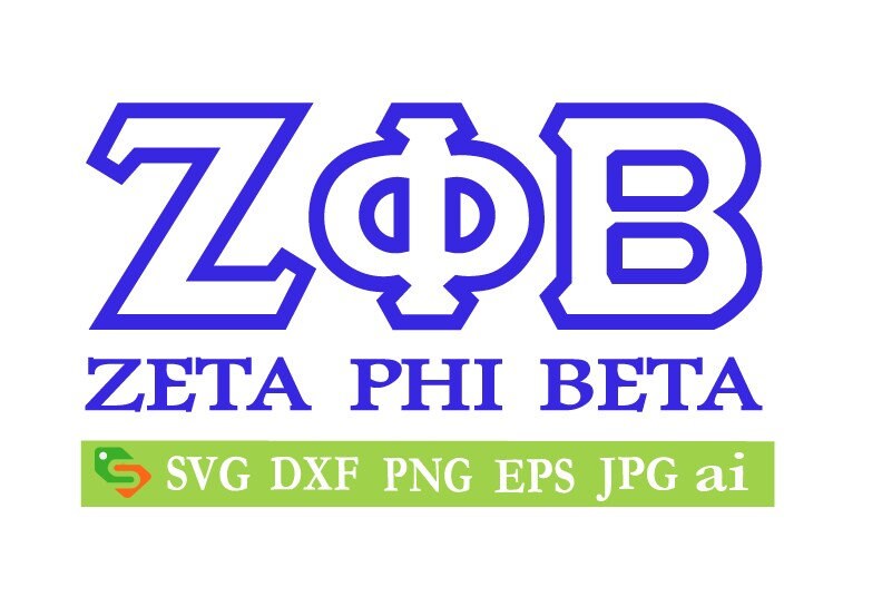 Zeta Phi Beta Cut File Silhouettecricut Jpeg Svgdfx Eps - Etsy