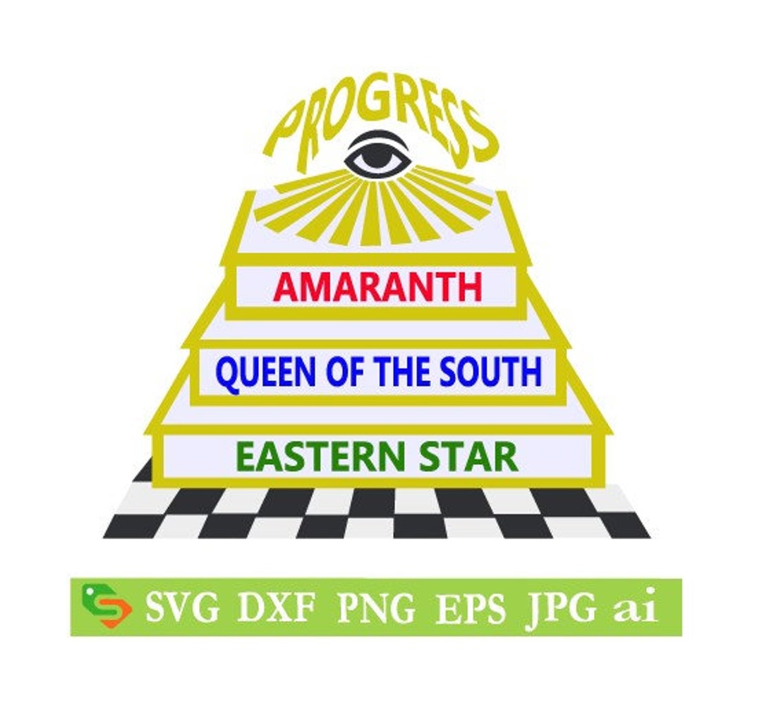 Amaranth,queen of the South,eastern Star Cut File, Silhouette Cricut ...