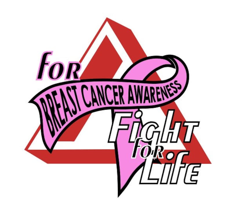 Delta Sigma Theta Breast Cancer Awareness Cut File - Etsy