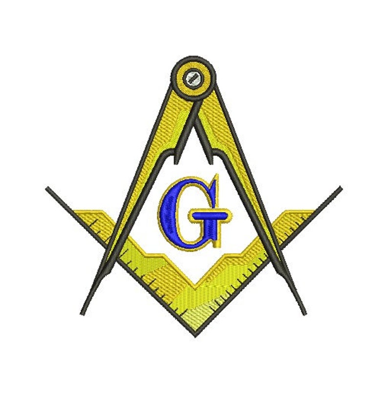 Mason Compass Embroidery Design - Etsy