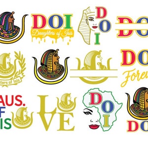 Daughters of Isis Design Pack, 12 Designs,cut File, Silhouette Cricut ...