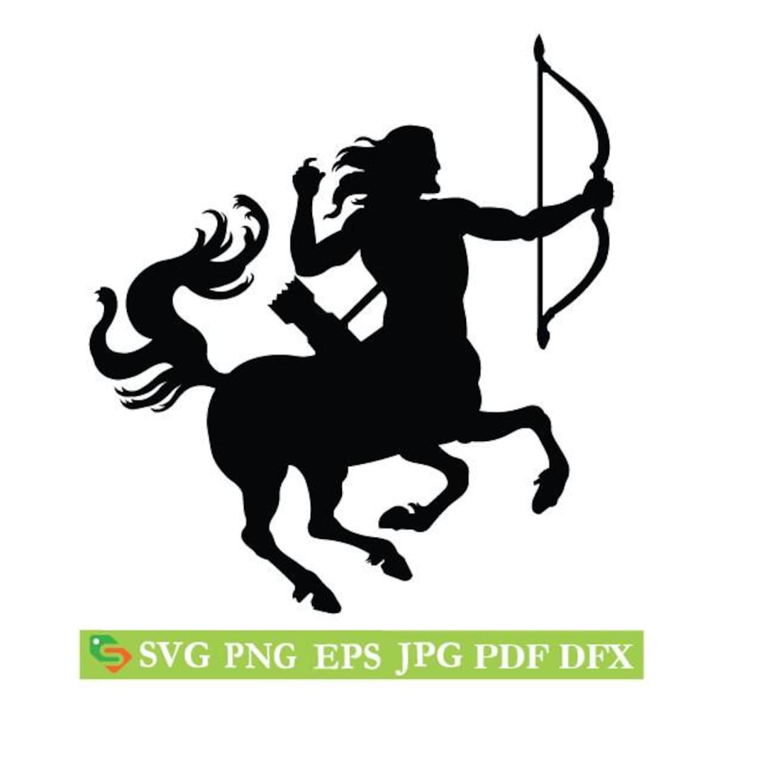 Centaur Design Cut File, Silhouette,cricut, Jpeg, Svg,dfx, Eps, Png ...
