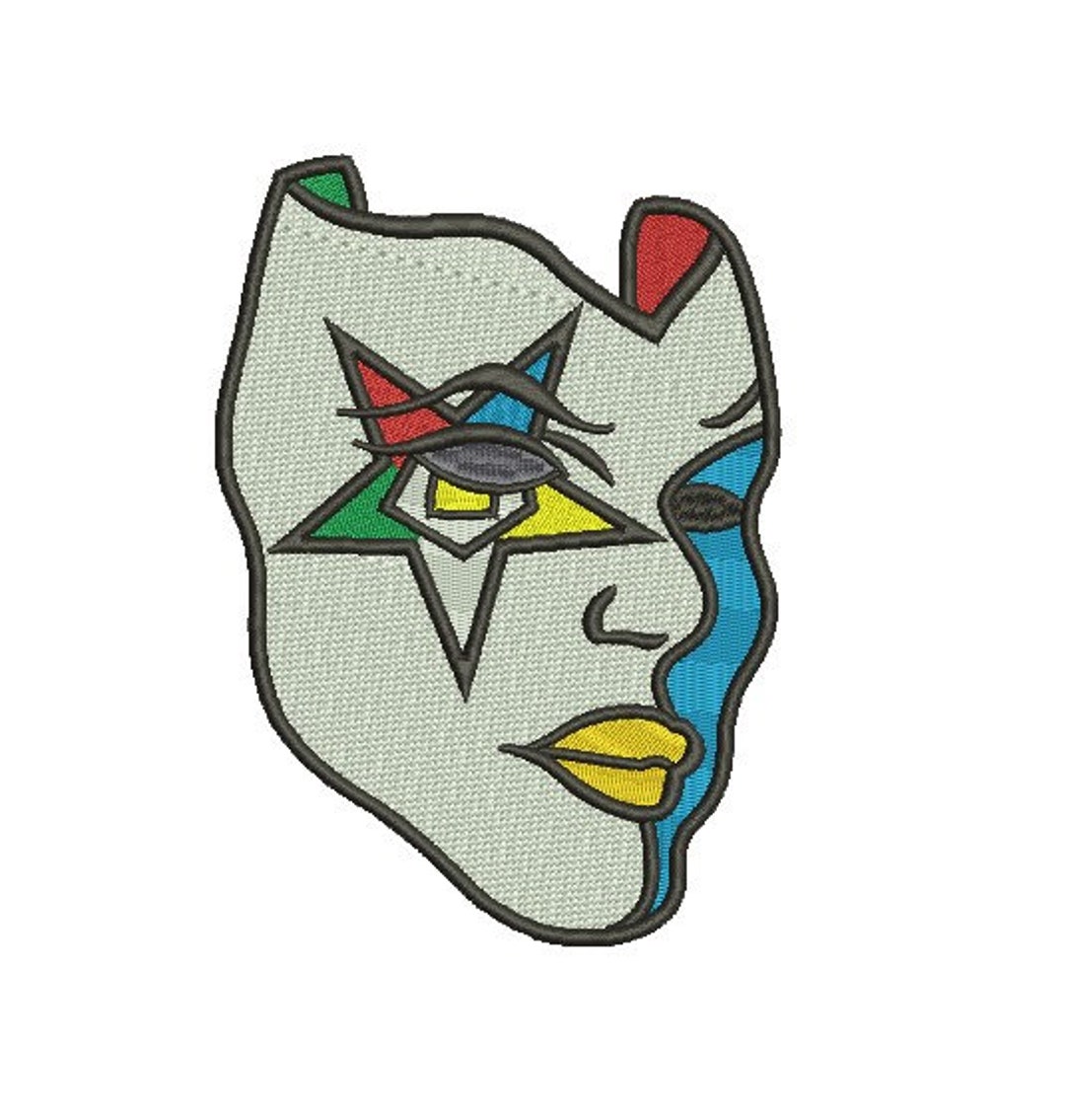 OES Order of the Eastern Star Mask Embroidery Design - Etsy