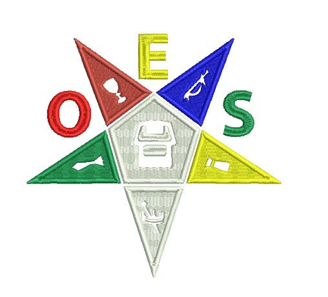 Order of the Eastern Star Worthy Matron Embroidery Design - Etsy