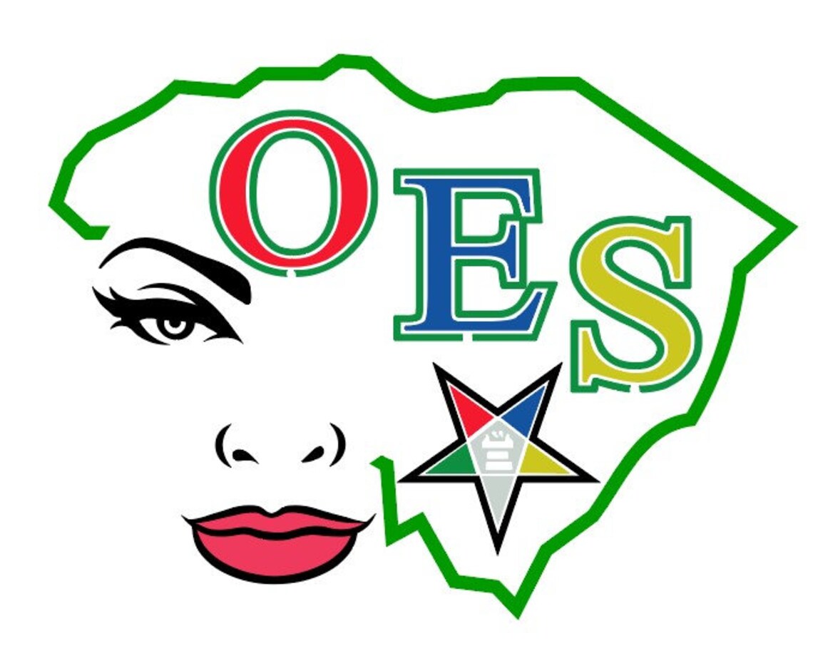 OES Order of the Eastern Star Lady South Carolina Cut File - Etsy
