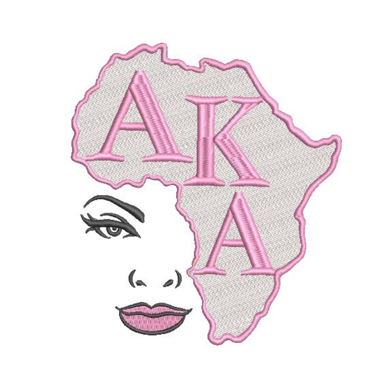 AKA Alpha Kappa Alpha Africa Embroidery Design - Etsy