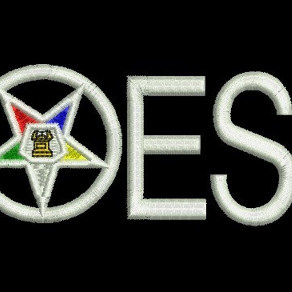 Eastern Star Embroidery Design - Etsy