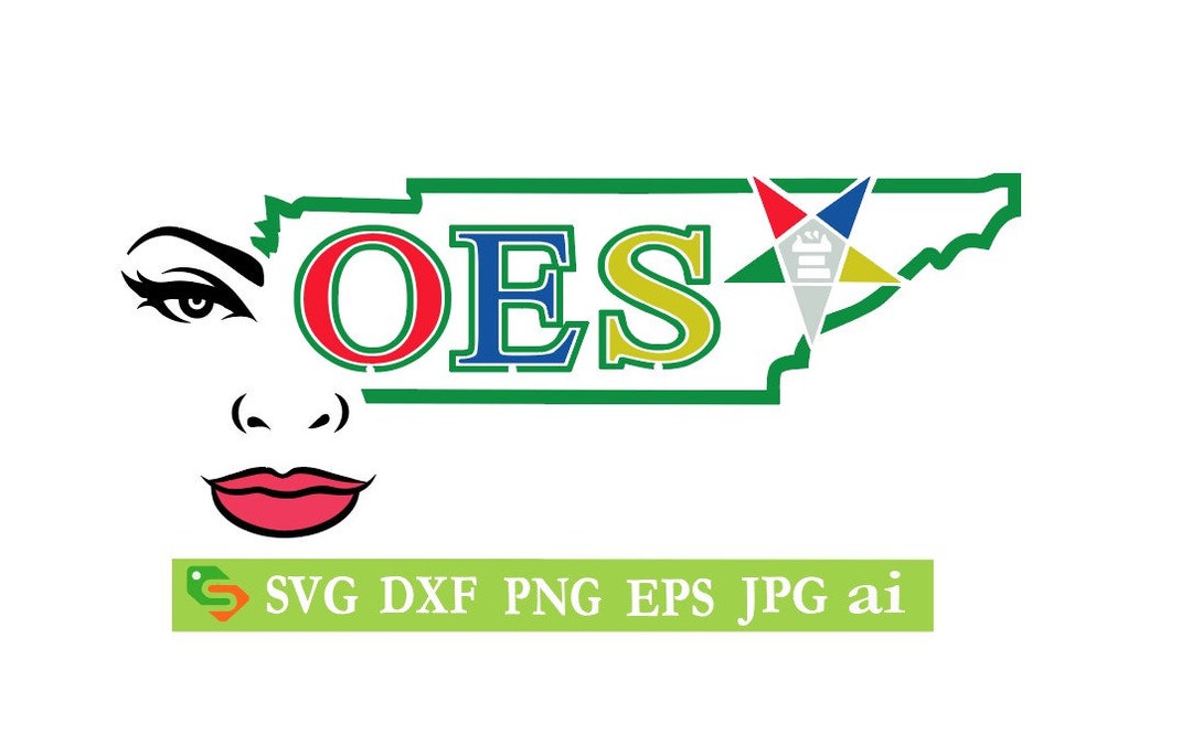 OES Tennessee Cut File: Eastern Star SVG PNG - Etsy