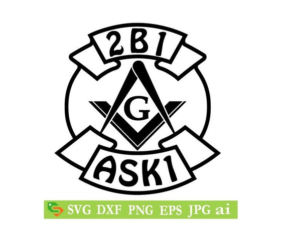 2b1ask1 Freemason Cut File Silhouettecricut Jpegsvg Eps - Etsy