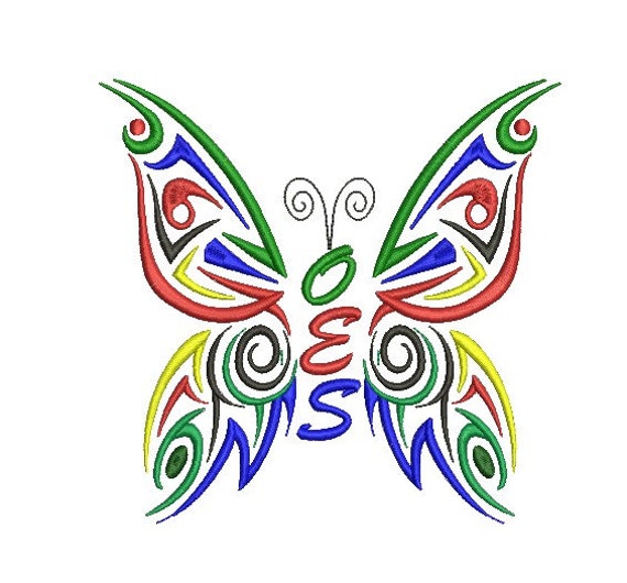 OES Butterfly Embroidery Design | Etsy