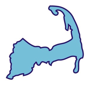 Cape Cod Two Color Cut File, Silhouette,cricut, Jpeg, Svg,dfx, Eps, Png ...