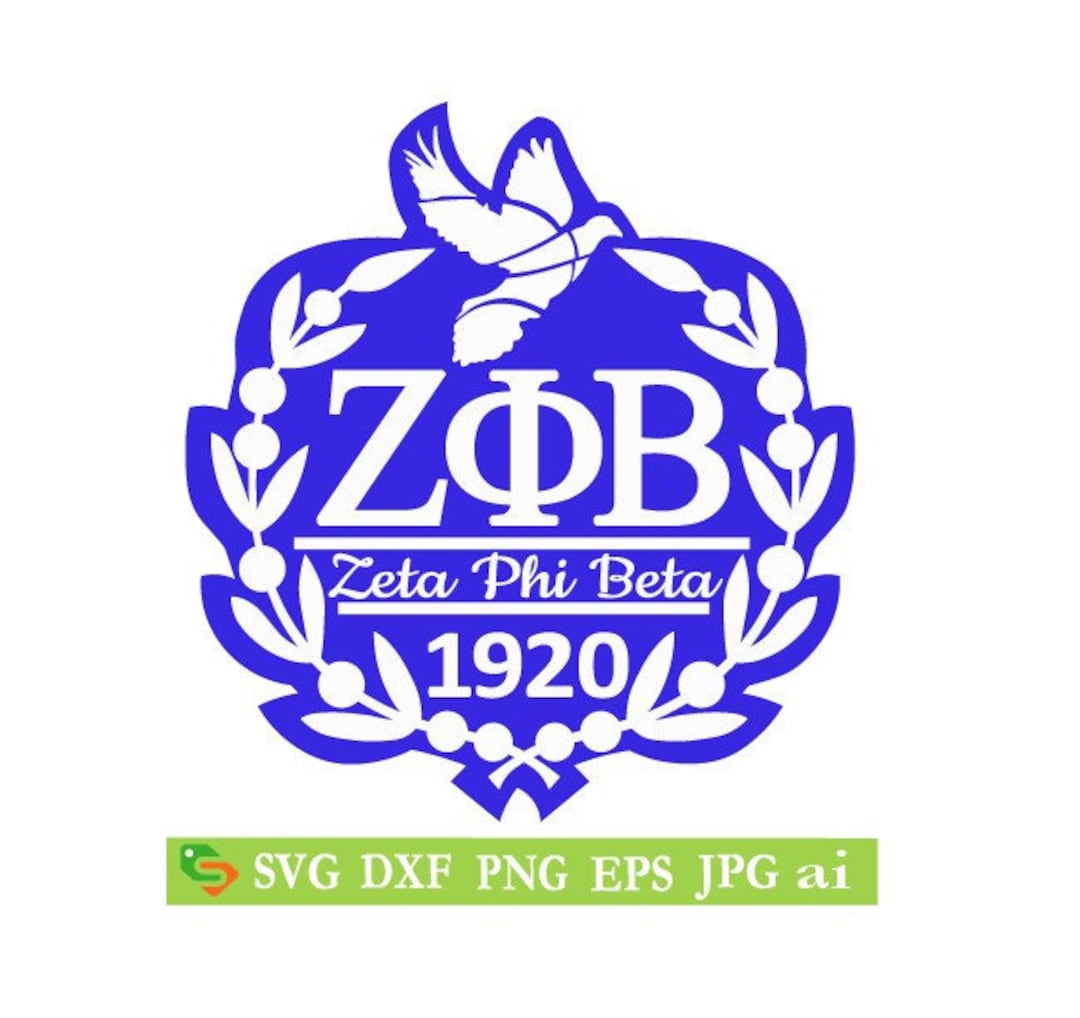 Zeta Phi Beta Shield Cut File, Silhouette Cricut, Jpeg,dfx,svg, Eps ...