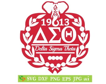 Delta Sigma Theta Svg | Etsy
