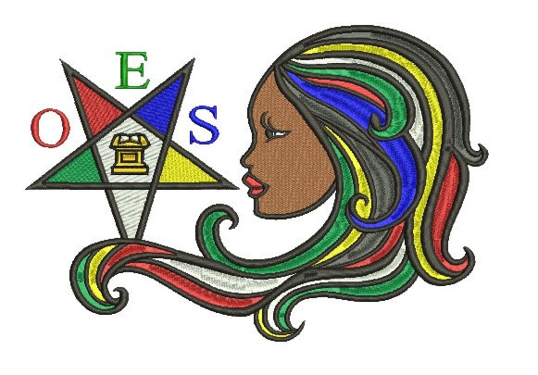 Lady OES Machine Embroidery Design - Etsy