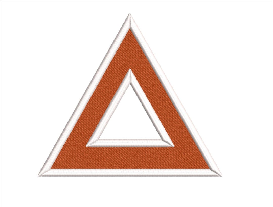 Triangle Pyramid Machine Embroidery Design Files - Etsy