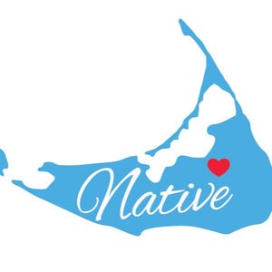 Nantucket Map Native Cut File, Silhouette,cricut, Jpeg, Svg,eps, Png ...