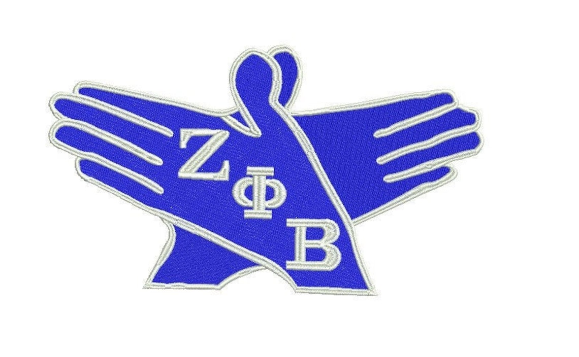 Zeta Phi Beta Hand Sign Embroidery Design - Etsy