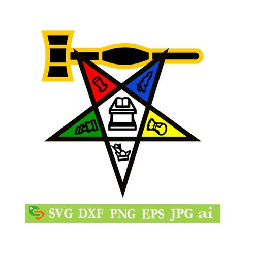 OES Pha Order of the Eastern Starcut File Silhouette - Etsy