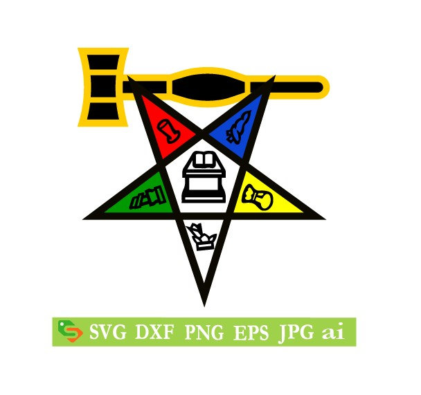 OES Matron With Gavel, Order of the Eastern Star,cut File, Silhouette ...