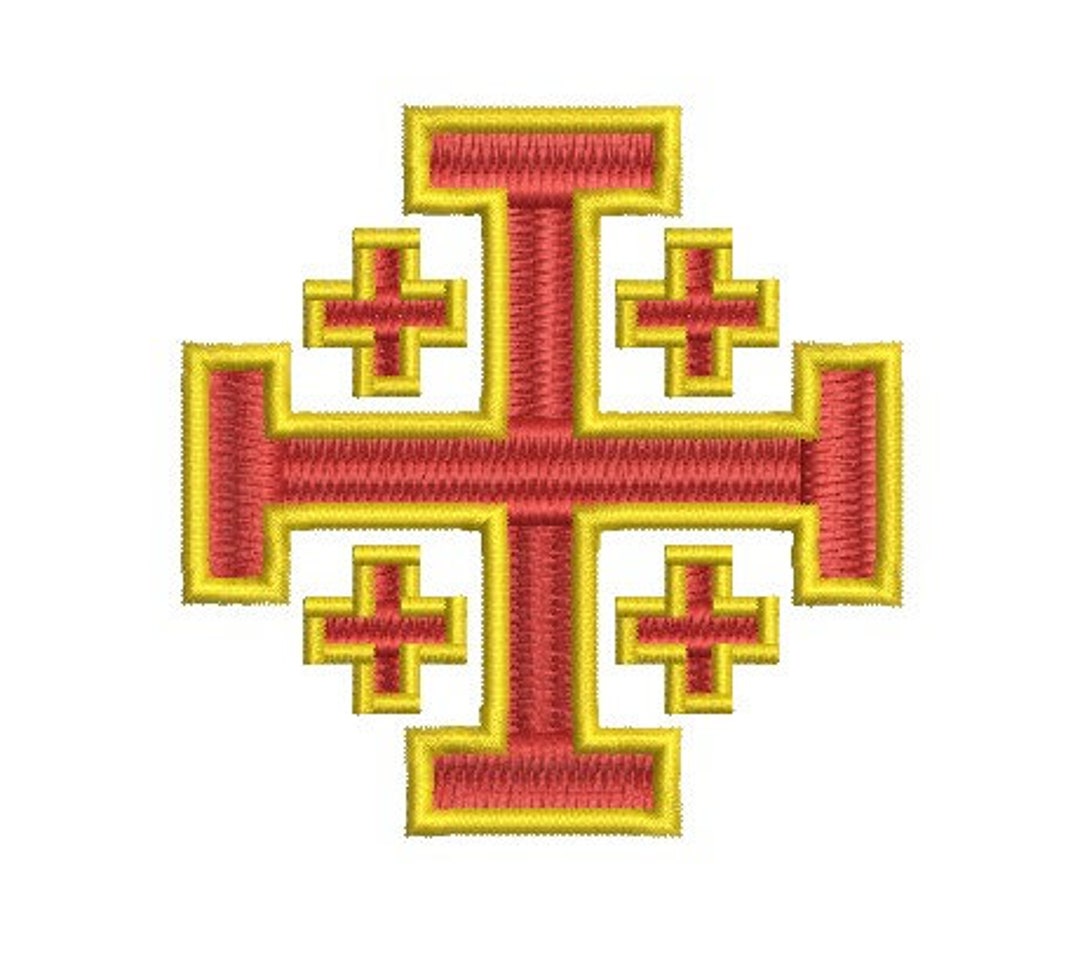 Jerusalem Cross Embroidery Design - Etsy