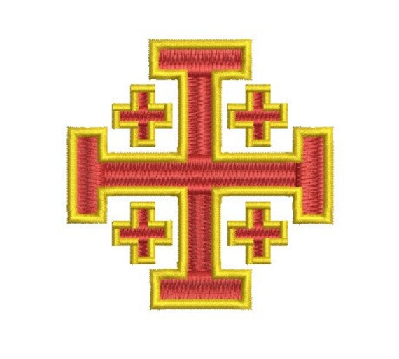 Jerusalem Cross Embroidery Design - Etsy