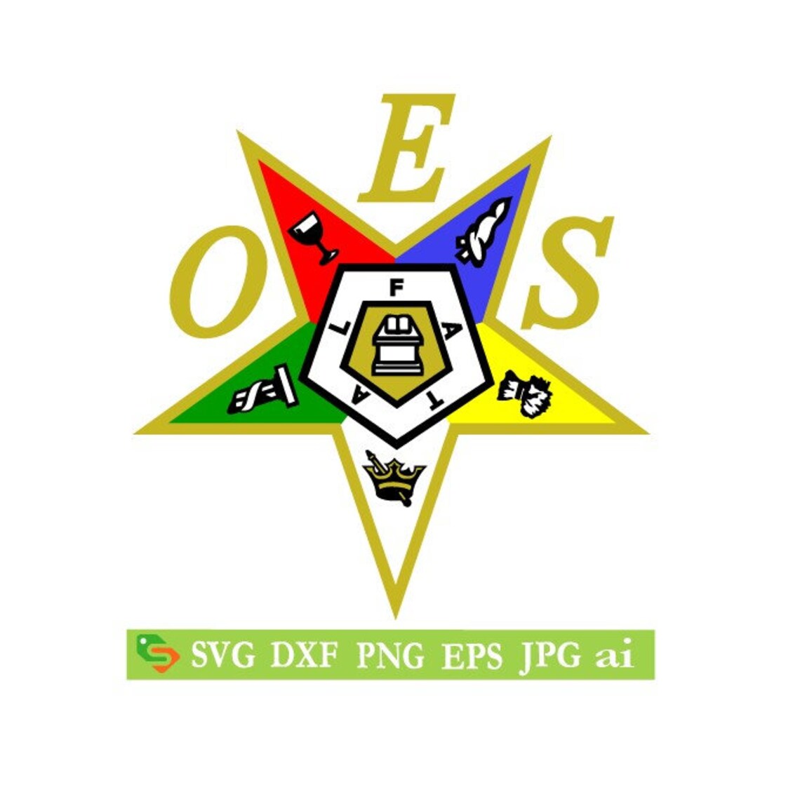 OES Order of the Eastern Star Cut File Silhouette Cricut - Etsy UK