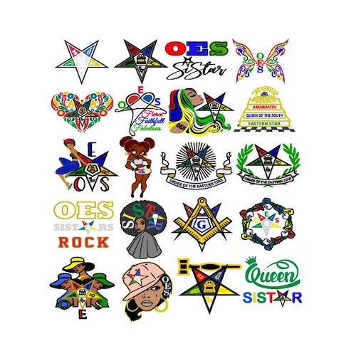 Order of the Eastern Star OES Embroidery Design - Etsy
